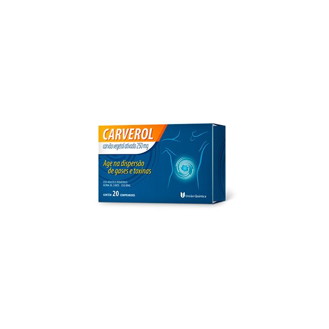 Carverol 250mg com 20 comprimidos